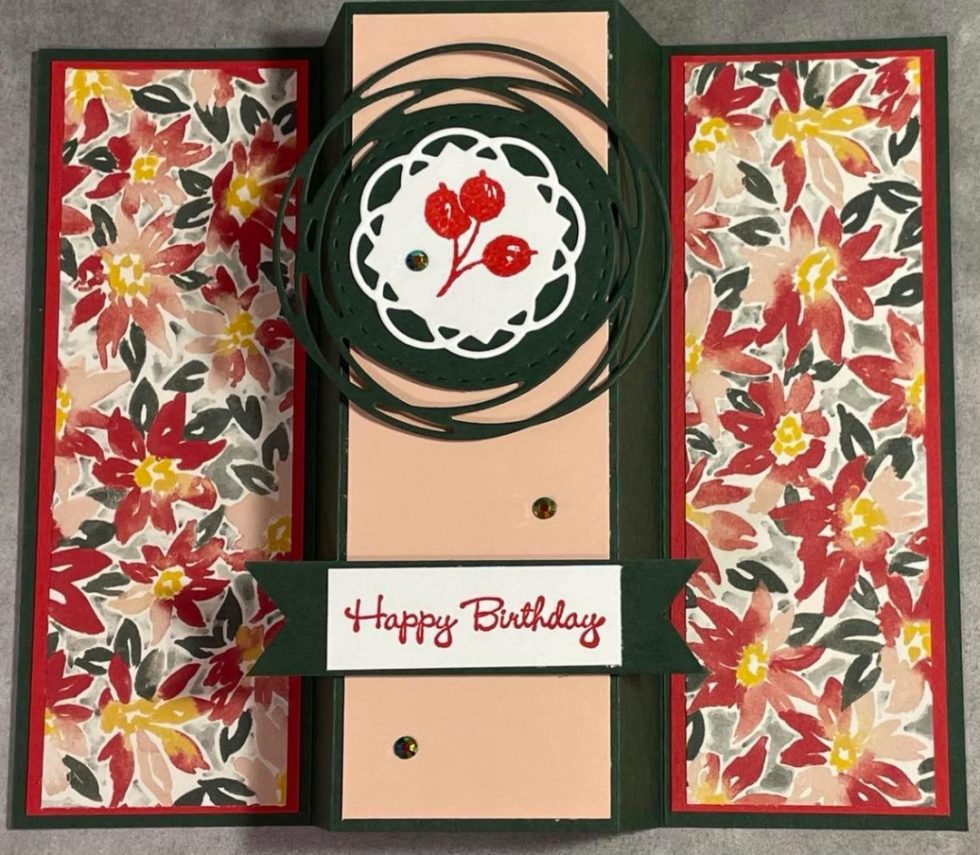How to make a Stand Up Fun Fold Card * Stampin' n Crafting with Cheryldiana