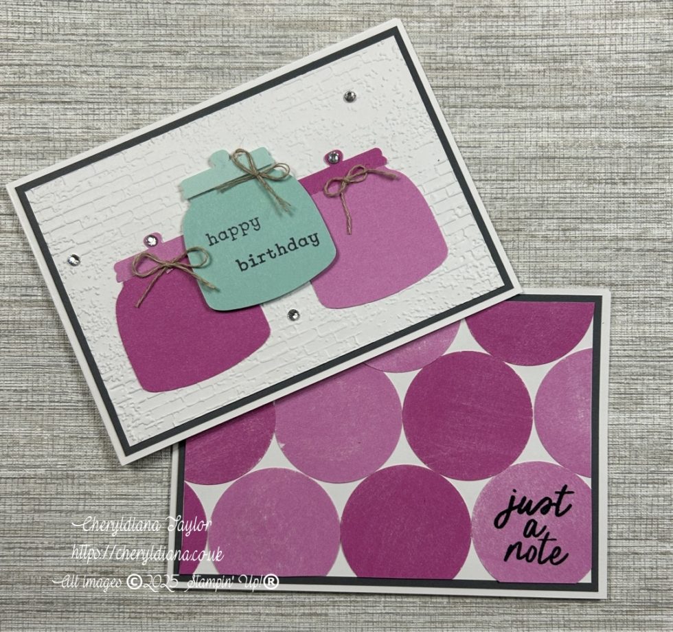 2 Greeting Cards Using Your Punches * Stampin' n Crafting with Cheryldiana