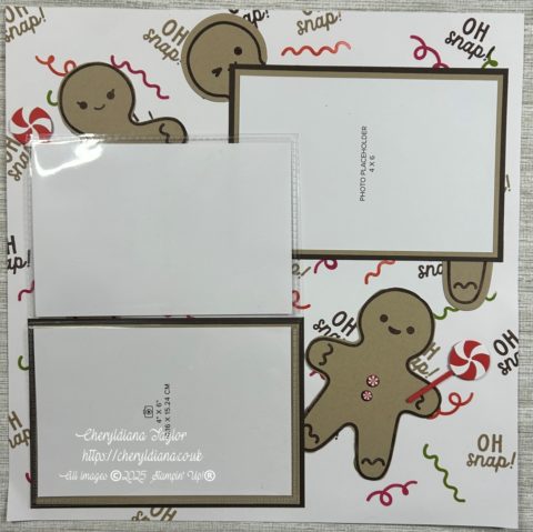 Simple Gingerbread Man Flip Flap Layout * Stampin' n Crafting with ...